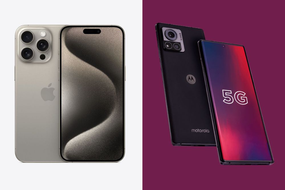 iPhone 15 Pro Max vs Edge 30 Ultra: comparativo dos modelos